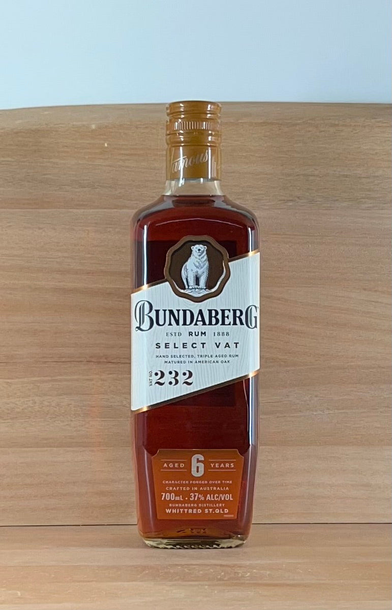 Bundaberg 6 yo Select Vat Rum (VAT232, 700 mL) – Panda Cellars