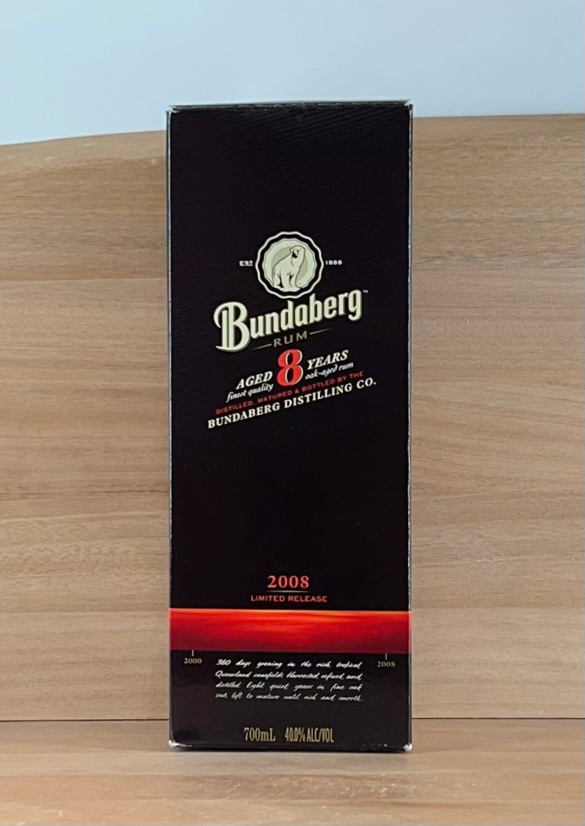 Bundaberg 12 yo 2008 Limited Release Rum (700 mL) – Panda Cellars