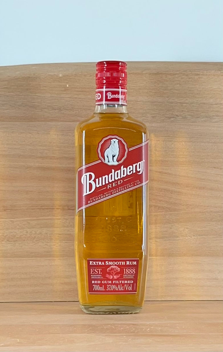 Bundaberg Red Rum (Older bottling, Two white lines on cap, 120th year – Panda Cellars