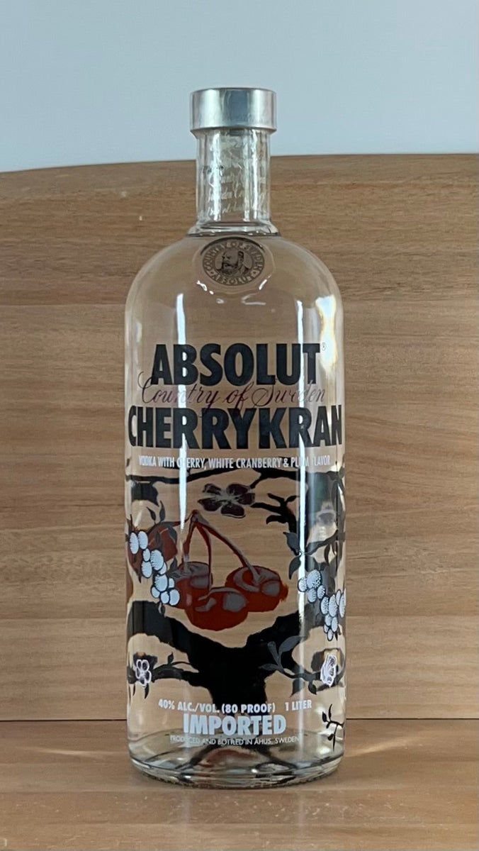 Absolut CherryKran Vodka (1000 mL) – Panda Cellars