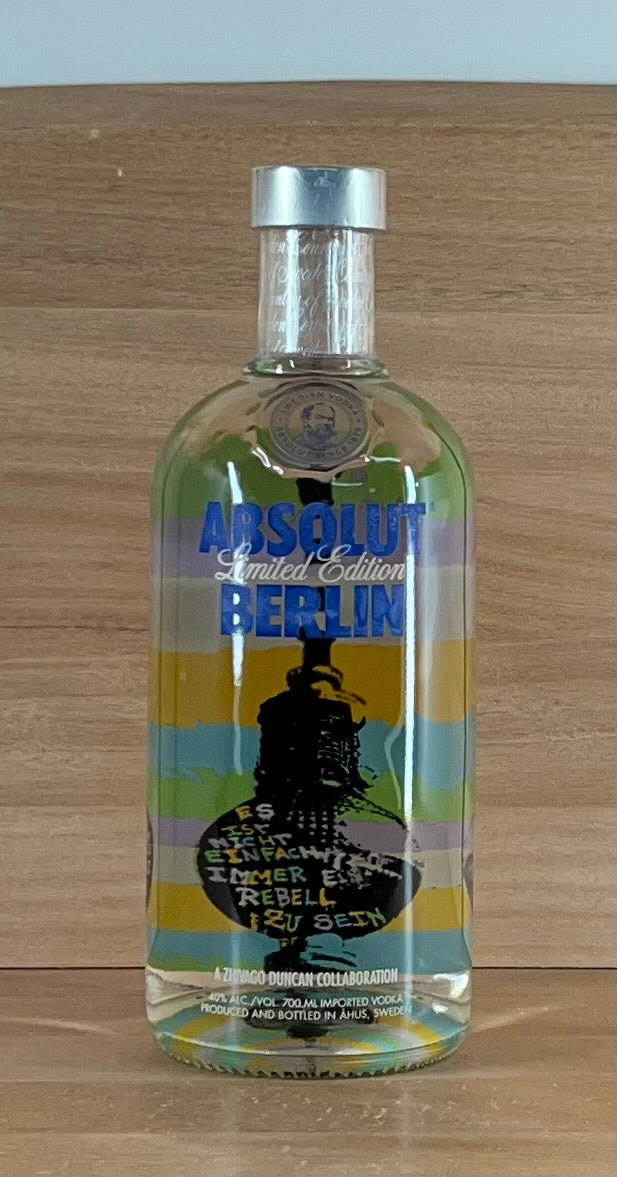 Absolut Berlin Limited Edition Vodka (750 mL, 2014 edition) – Panda Cellars