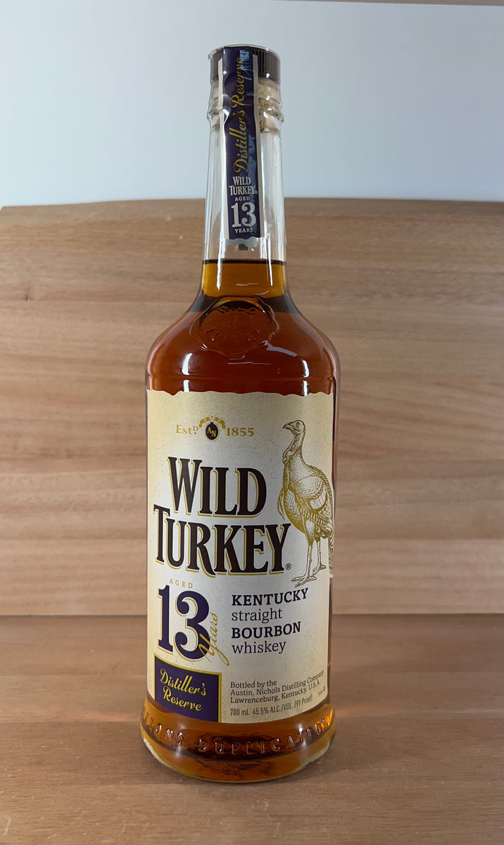 Wild Turkey 13 yo Distillers Reserve Kentucky Straight Bourbon Whiskey ...
