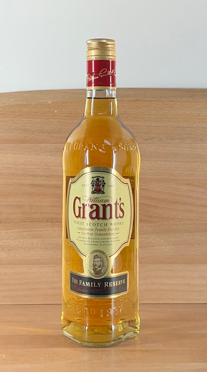Grants Family Reserve Blended Scotch Whisky (Older yellow bottling ...