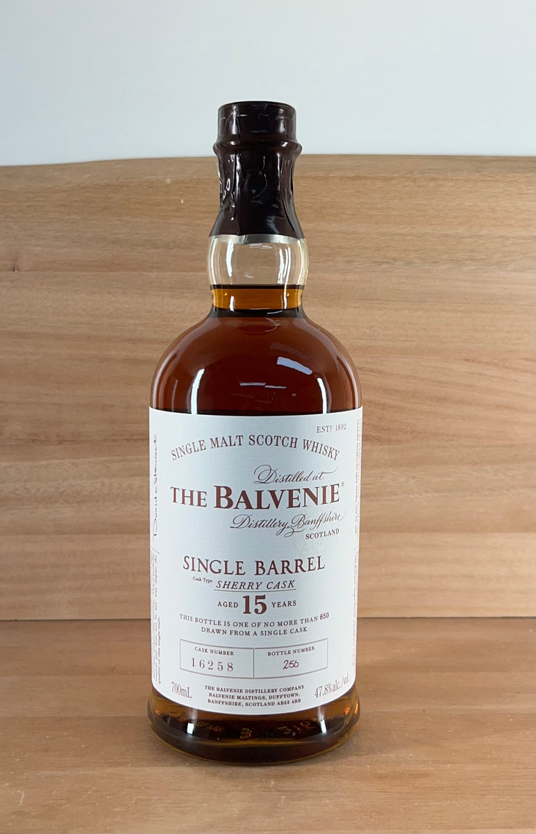 The Balvenie 15 yo Single Barrel Sherry Oak Single Malt Scotch Whisky ...