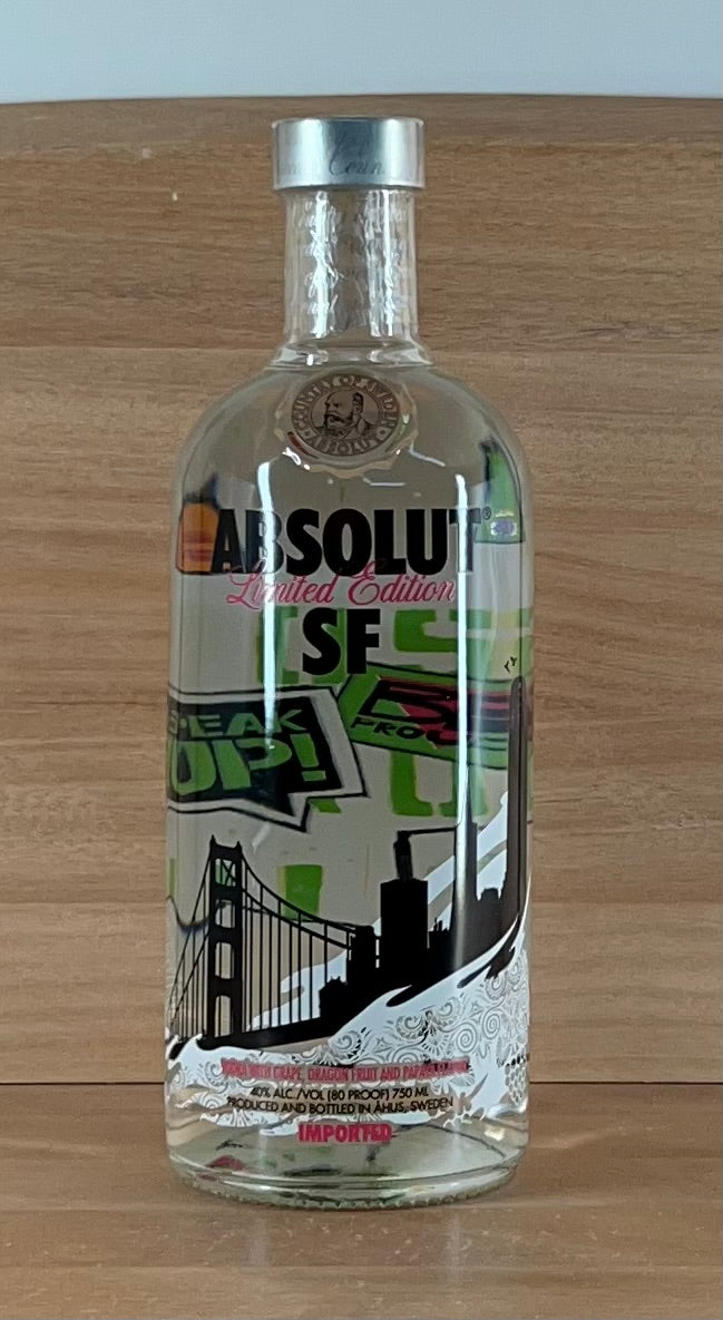 Absolut San Francisco Limited Edition Vodka (750 mL, 2011 edition ...