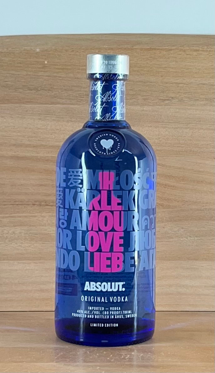 Absolut Drop Limited Edition Vodka (700 mL, 2018 edition Pink) – Panda ...