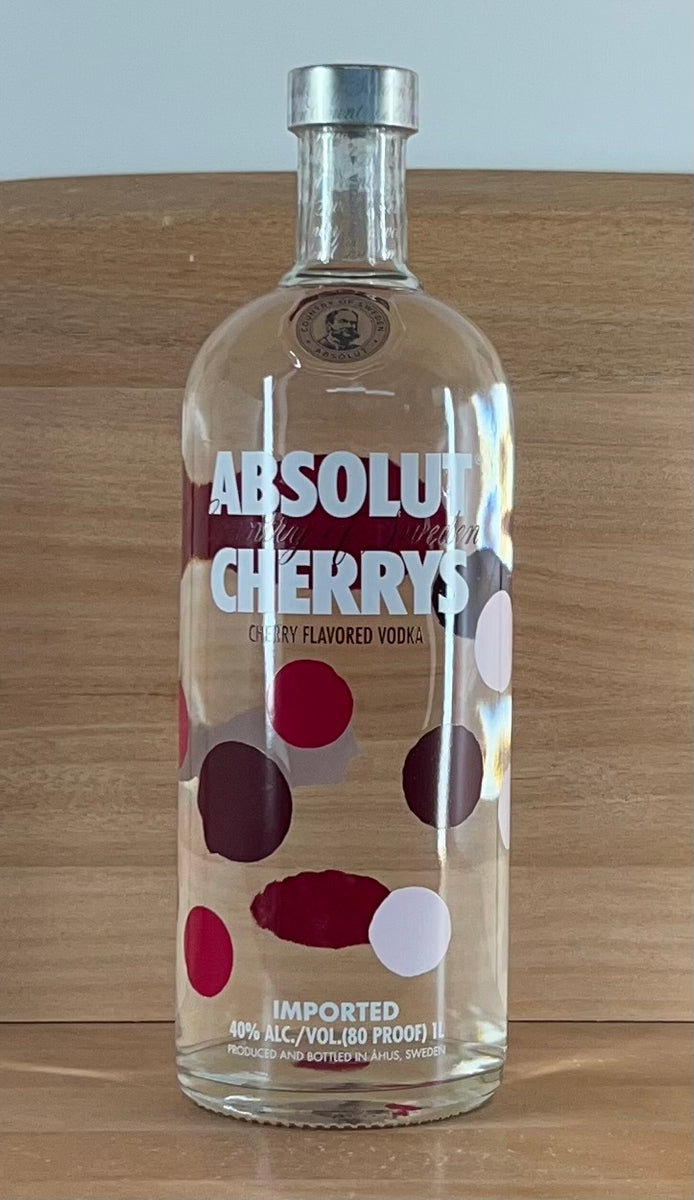 Absolut Cherrys Vodka (1000 mL, 2012) – Panda Cellars